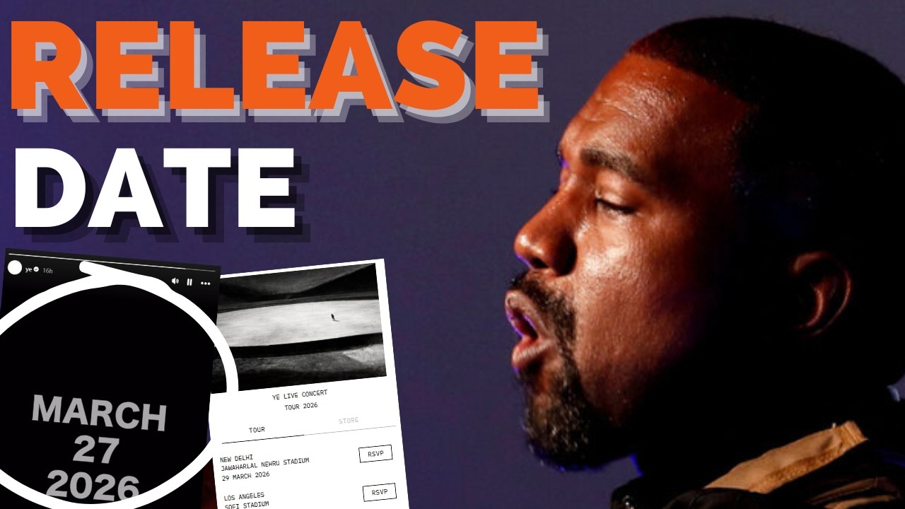 HOW KANYE JUST REVEALED THE RELEASE DATE FOR 