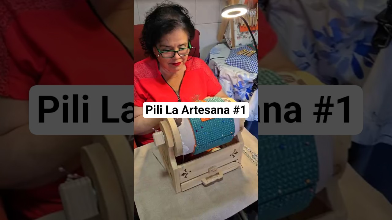 Pili La Artesana, Capitulo #1, El precioso rosario de bolillo 😍 #madrehija