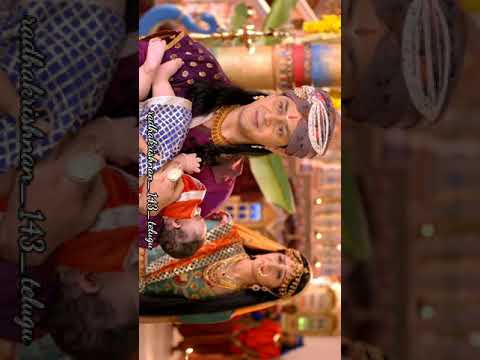 Meaning of name Radha said by Vrishabhanu Garu.... 🥰❤️ #radhakrishna_143_telugu