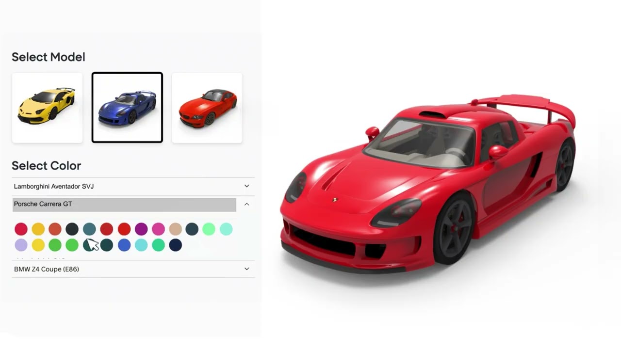 3D Product Configurator by INFINITY-UP | Real-Time Customization for Web & Mobile
