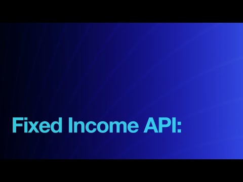 Apex Fixed Income API Demo