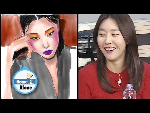 Han Hye Jin's Drawings Look Different Than Before!! [Home Alone Ep 268]