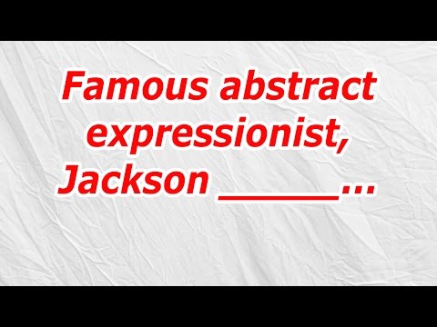Famous Abstract Expressionist, Jackson (CodyCross Answer/Cheat)