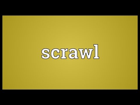 Scrawl Meaning