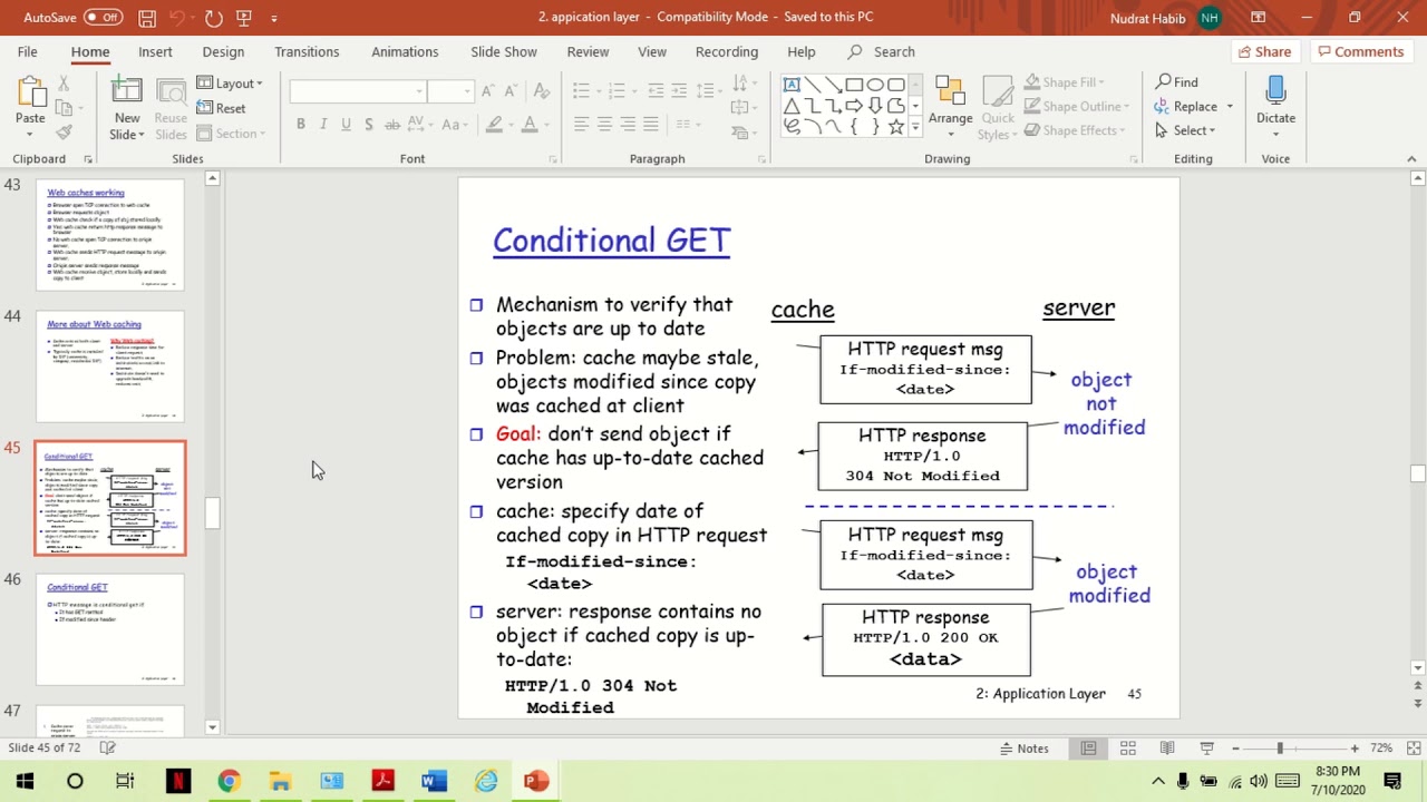 HTTP:  Conditional GET