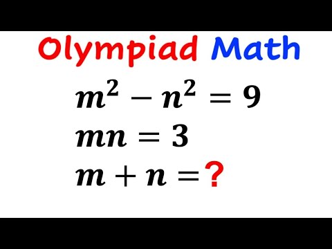 Can you find the value of m+n? | (Olympiad Math) | #math #maths
