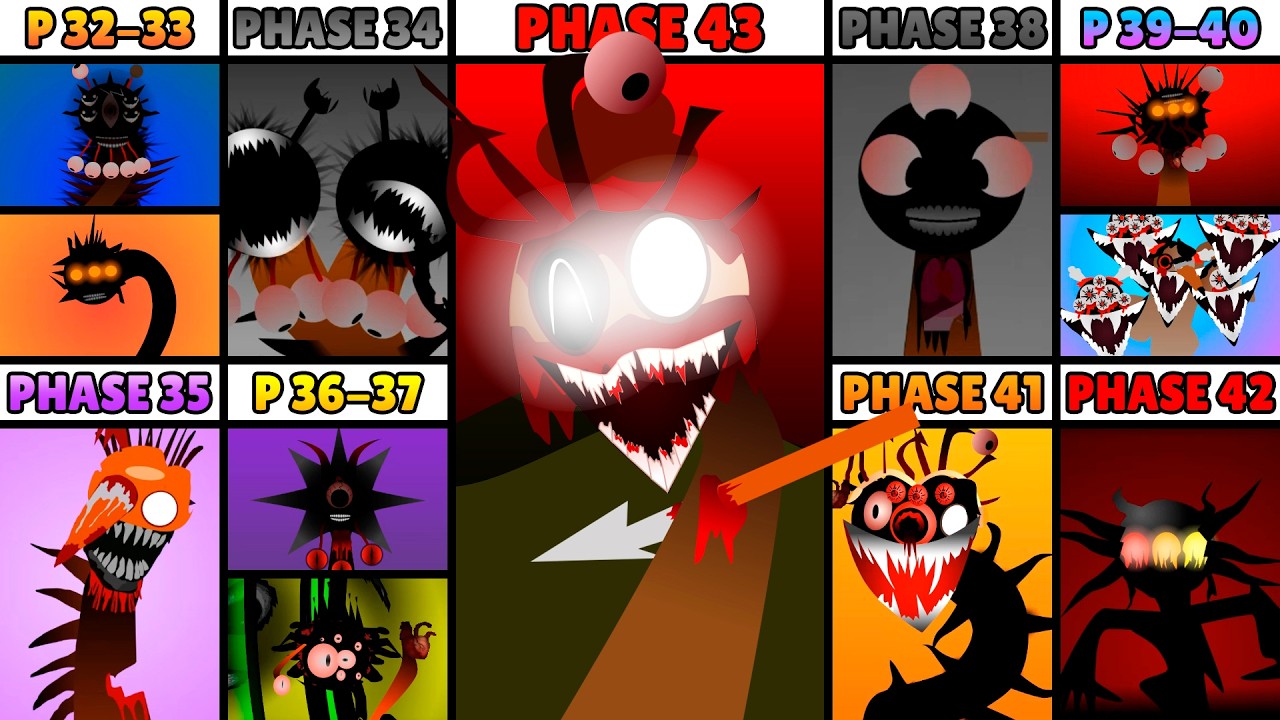 Incredibox Sprunki Mix All Phases: Phase 32-43 - NEW UPDATE | NEW MOD!