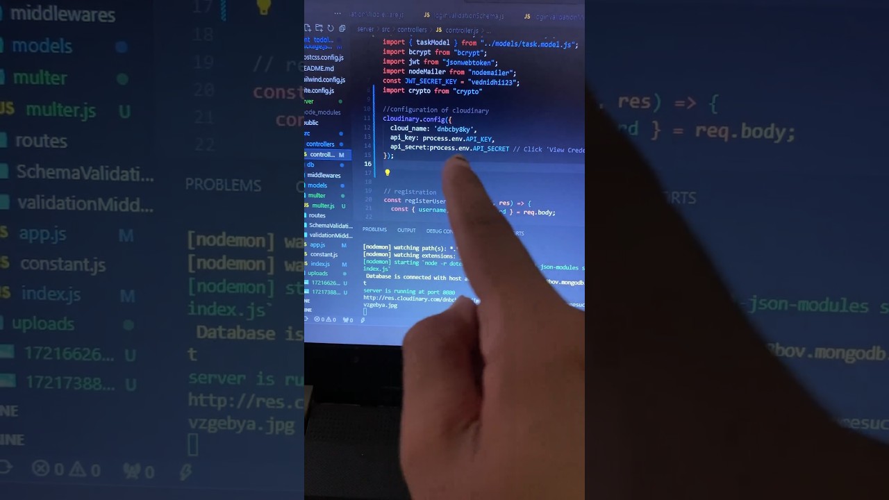 Get the url of image/video after uploading on Cloudinary#javascript #webdevelopment #webdesign #npm
