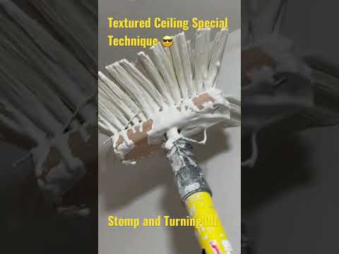 How to Texture a Ceiling like a Pro!! ππ