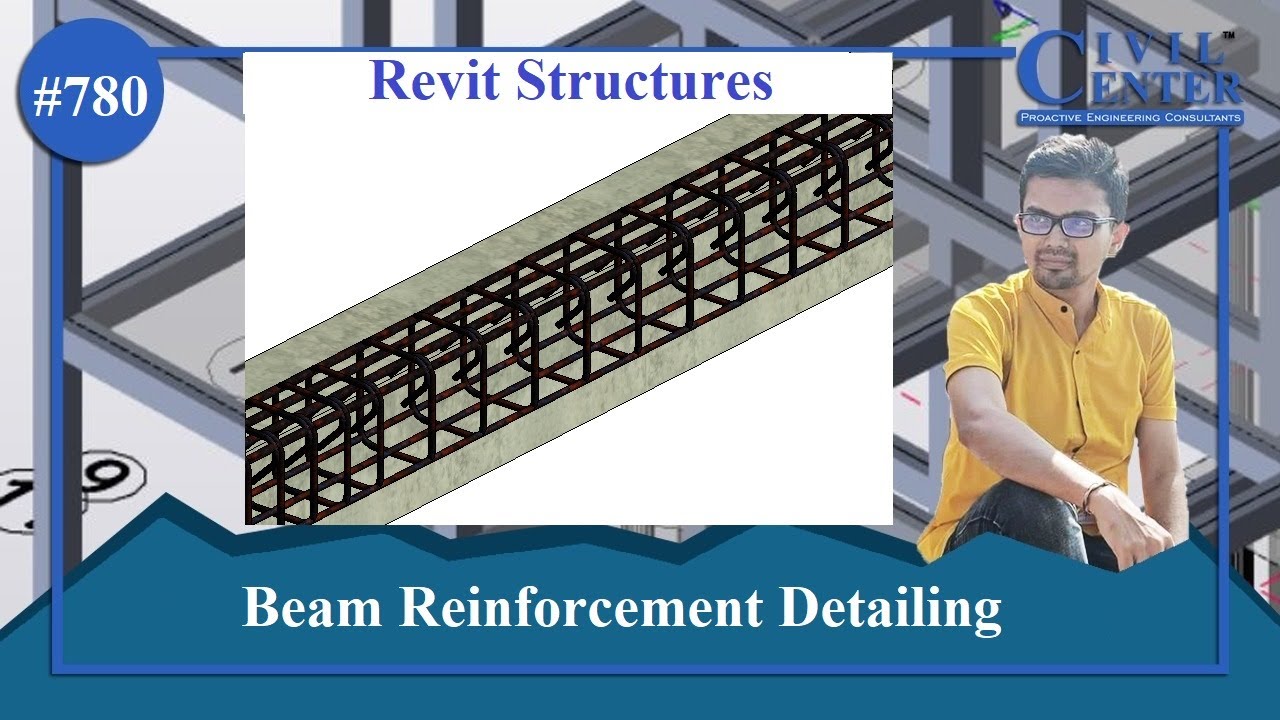 Revit Structures: Beam Reinforcement Detailing||Primary and Secondary Rebars in Beam