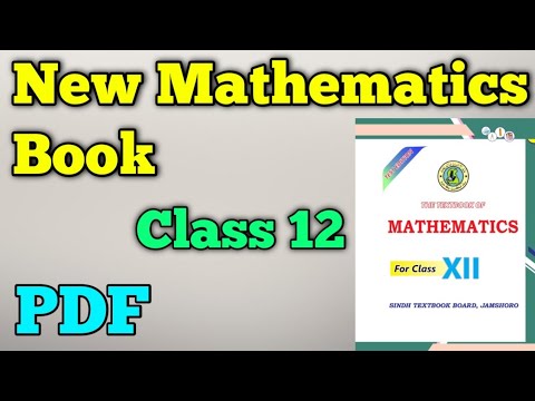 Class 12 New mathematics book pdf | New mathematics book intermediate | 12th New math book