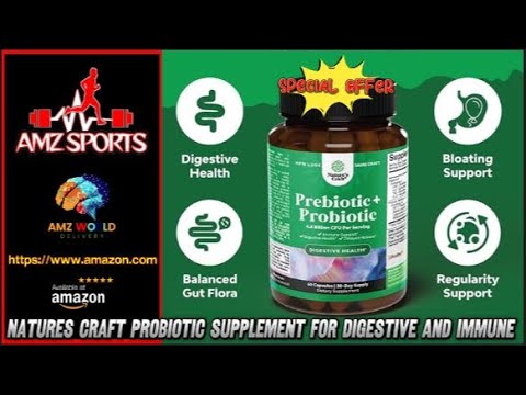 Describing Natures Craft Probiotic Supplement for Digestive and Immune Health, Amazon