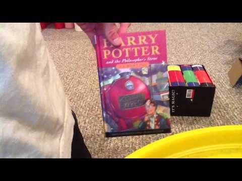 Unboxing Harry Potter Books 1-7 UK Edition