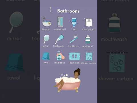 ⚡ What's in your bathroom?|| LEARN ENGLISH FAST⚡