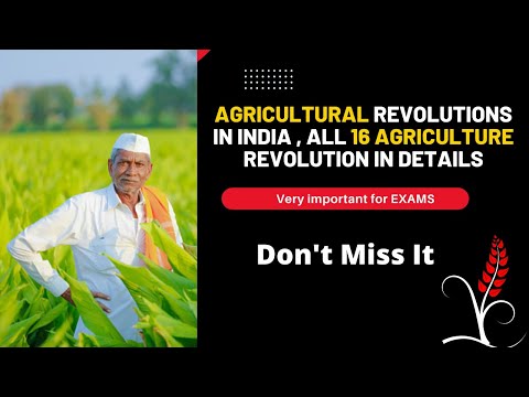 Agricultural Revolutions in India All 16 Agriculture Revolutions In Details