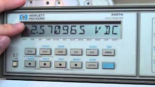 HP 3457A 6.5 / 7.5 digit precision bench multimeter review and buyers ...