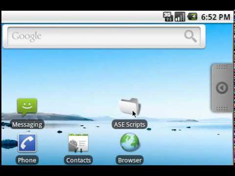 SL4A Video Help: Adding a Live Folder
