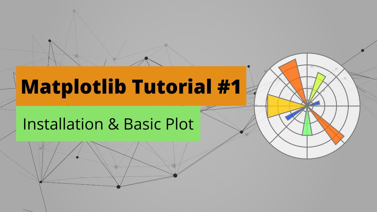 Matplotlib Tutorial #1: Installation and Basic Plots