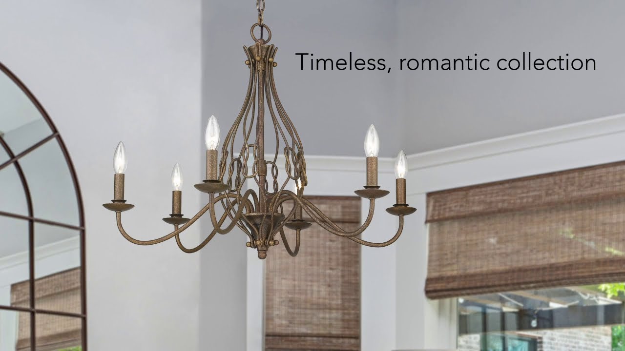 Antique Lighting | Rustic Light Fixtures | Farmhouse Lights | Antoinette by Golden Lighting