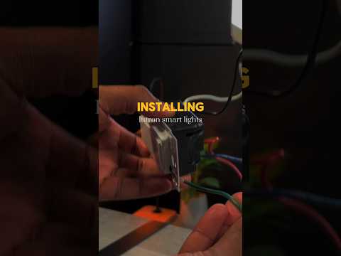 Installing a Lutron Caseta Light Switch 🤯 #smarthome #automation