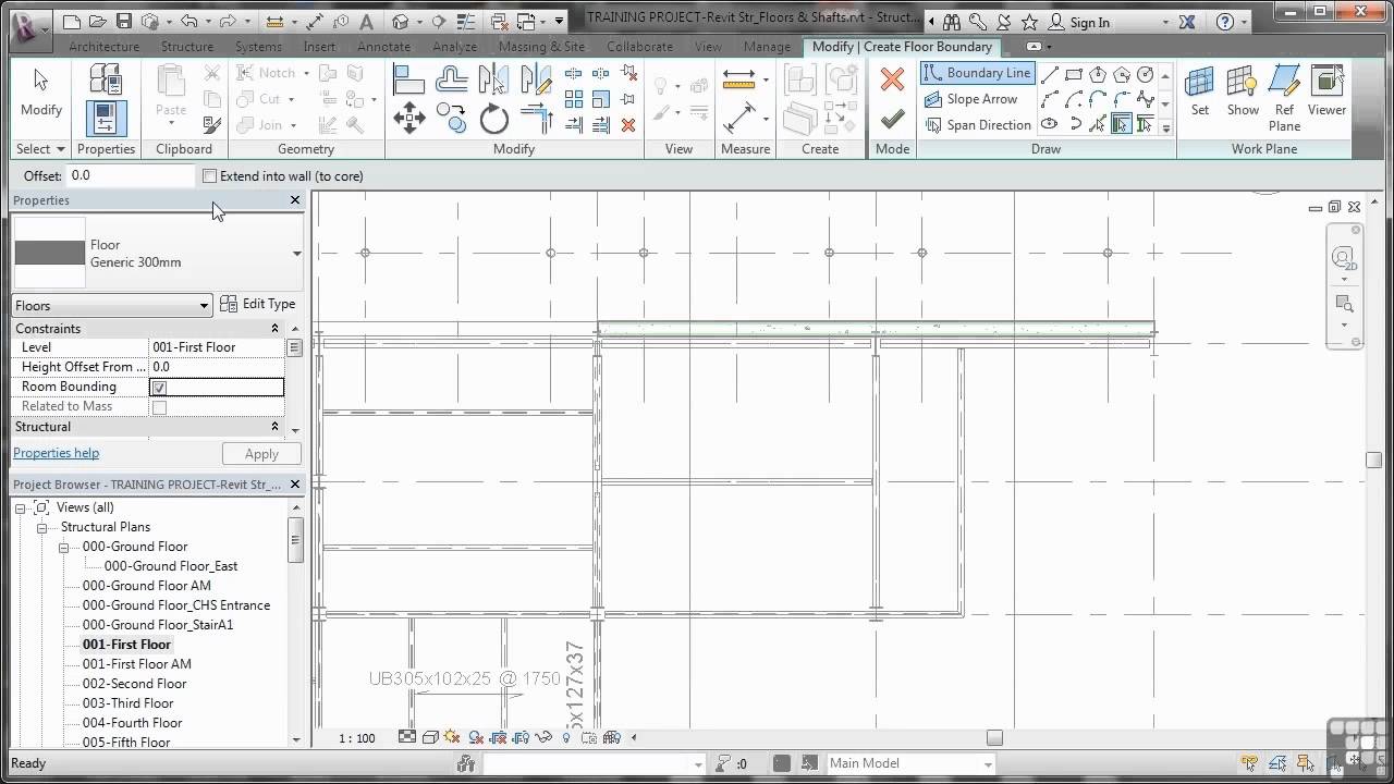 Revit Structure 2014 Tutorial | Creating Floor Systems