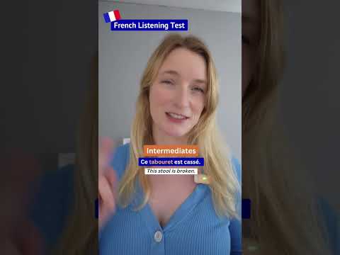 French Listenig Test - Beginners Intermediates Advanced