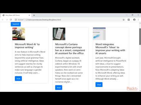 Learn Implementing Azure Cognitive Services for Search The Course Overview | packtpub com - Mind ...
