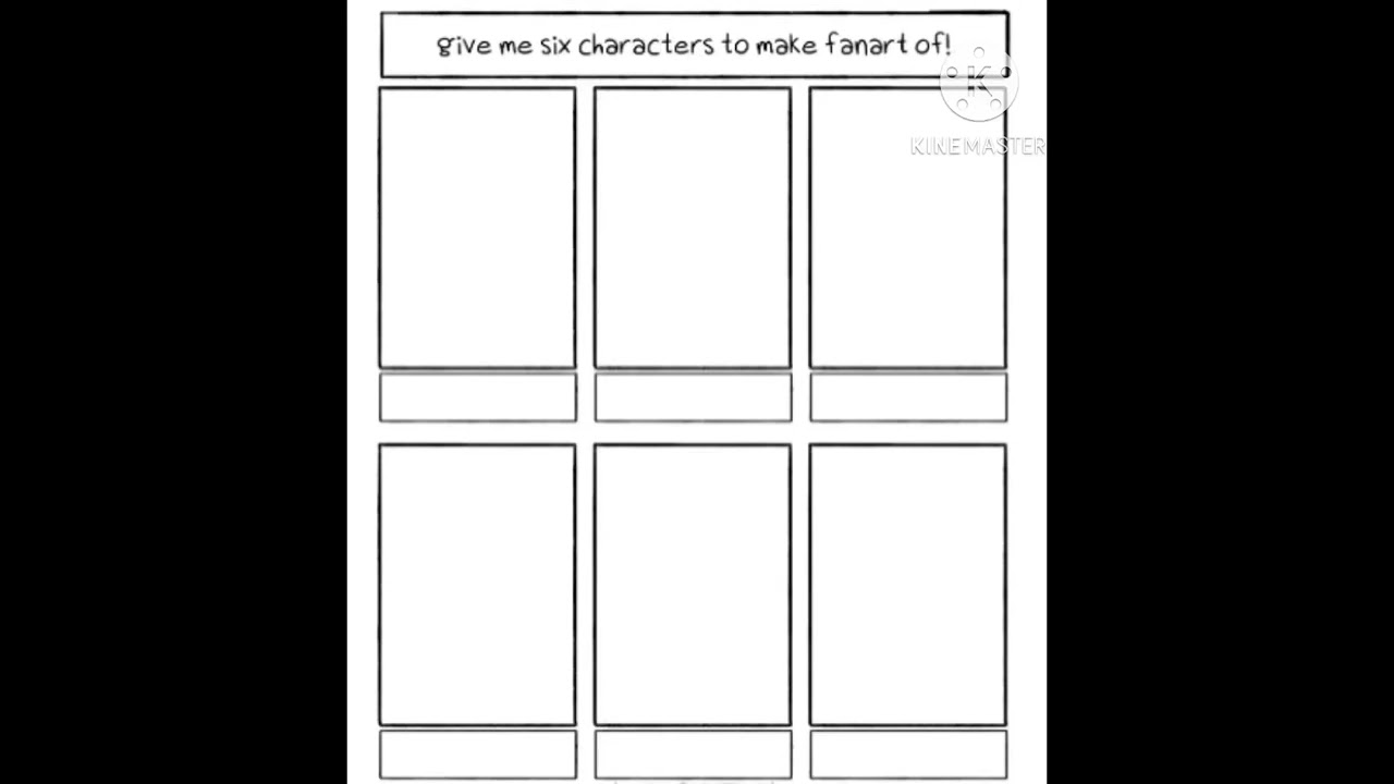 Give me six characters to make fanart of!
