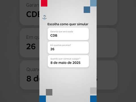 Empréstimo com garantia de CDB Bradesco