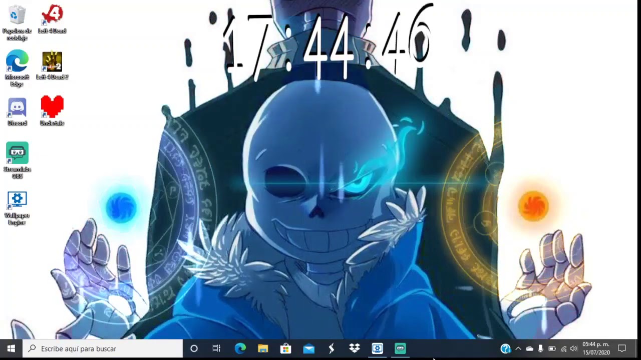 Wallpaper Reincarnation W D Gaster and Sans Ost