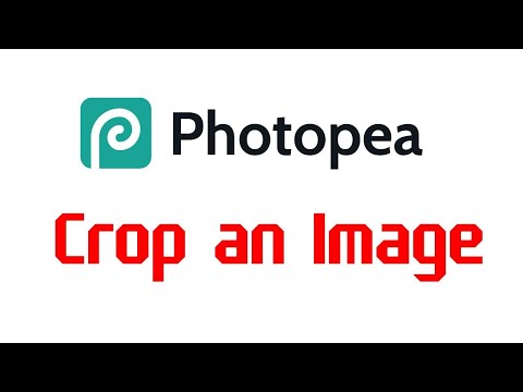 how to crop an image in photopea