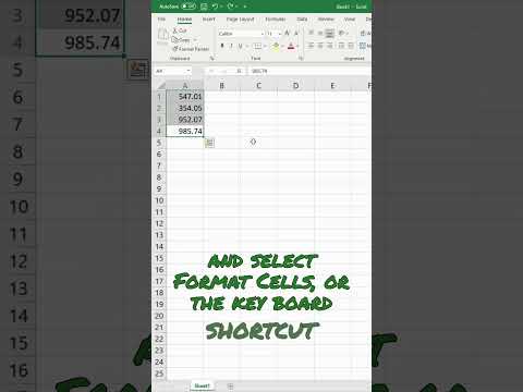 How to Format Cells in Excel