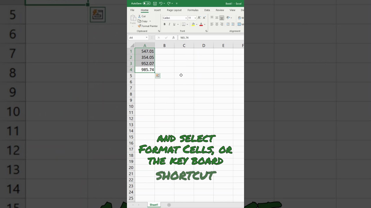 How to Format Cells in Excel