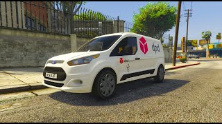 DPD Ford Connect Van [Replace | Livery | Templated] - GTA5-Mods.com
