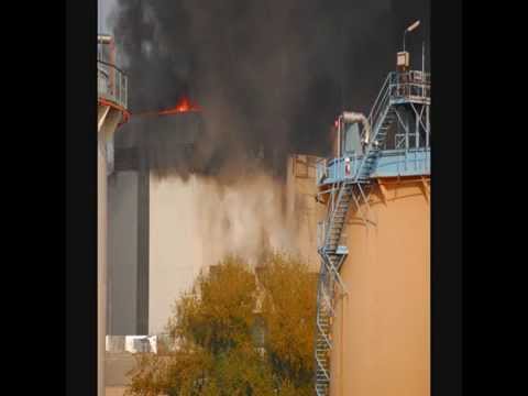 Brand in der OMV Schwechat Slideshow