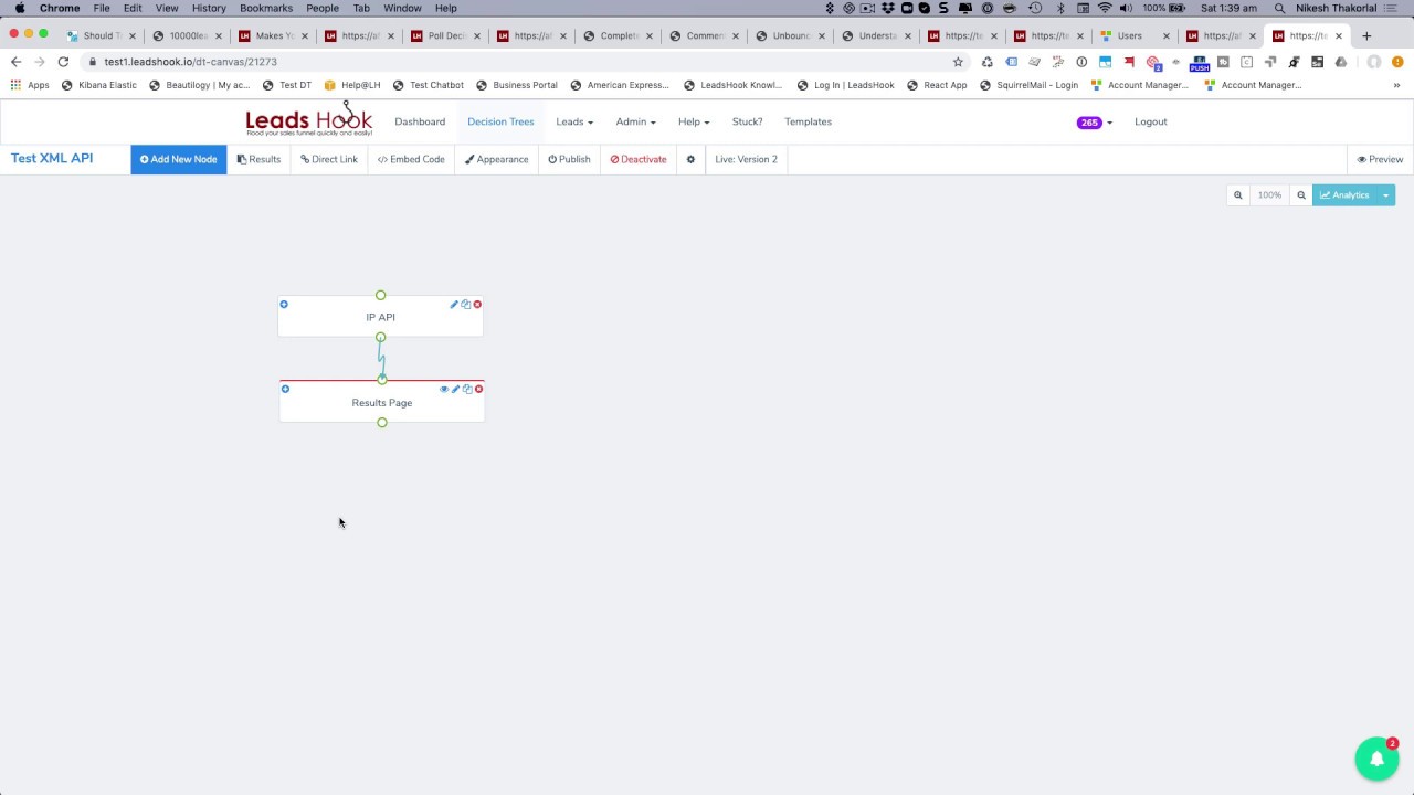 LeadsHook API Node - Save Values Into Custom Fields XML & JSON