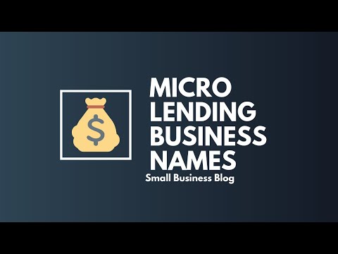 Catchy Microlending Business Names
