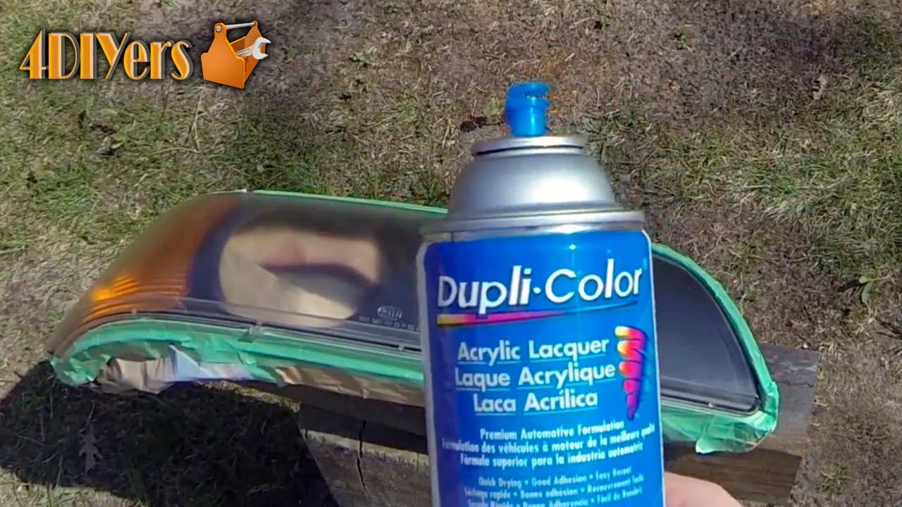 4DIYers - DIY: Headlight Restoration using Clear Coat