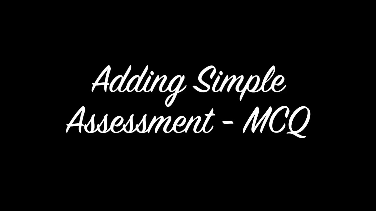 Open edX Part 8 | Adding Simple Assessment Part I