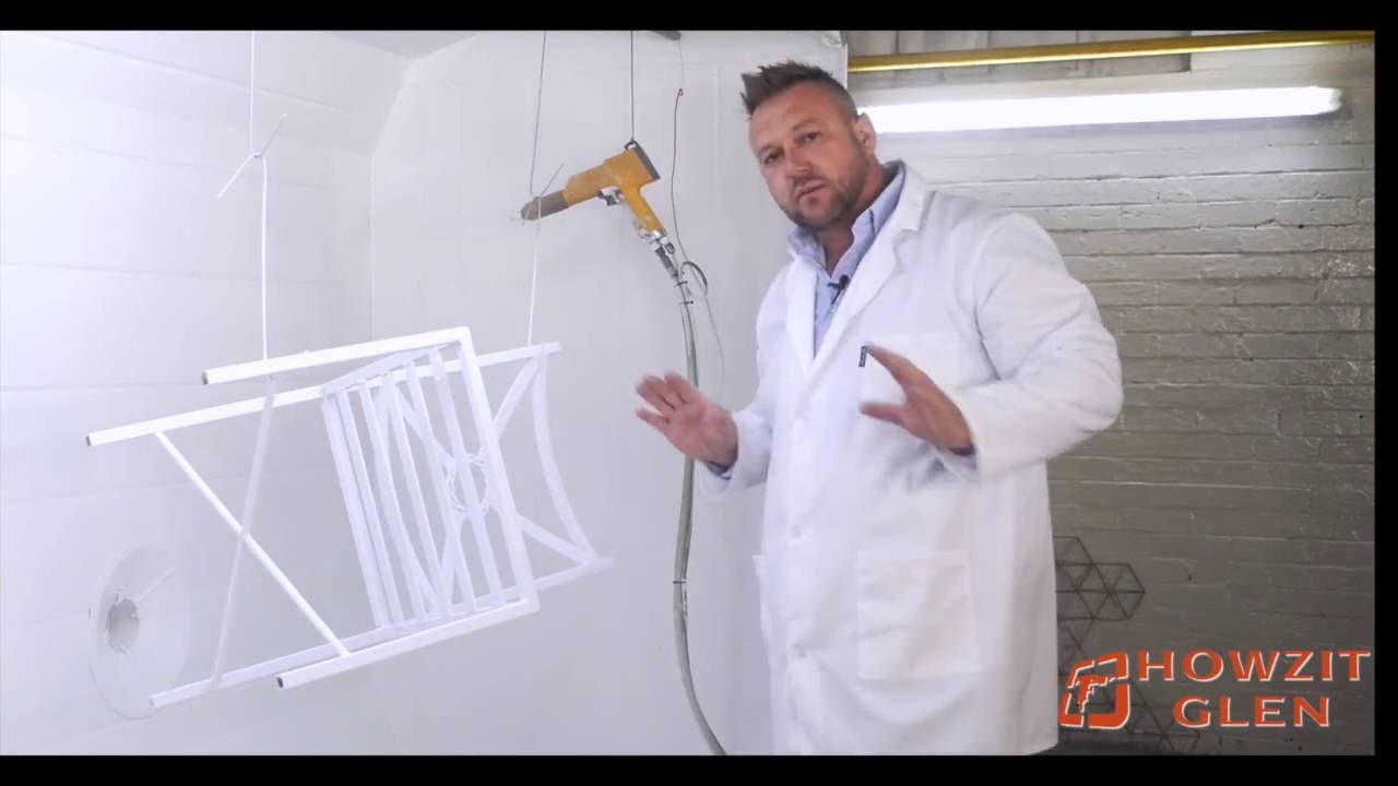 Powder coating a chair -Howzit Glen Show Episode 2