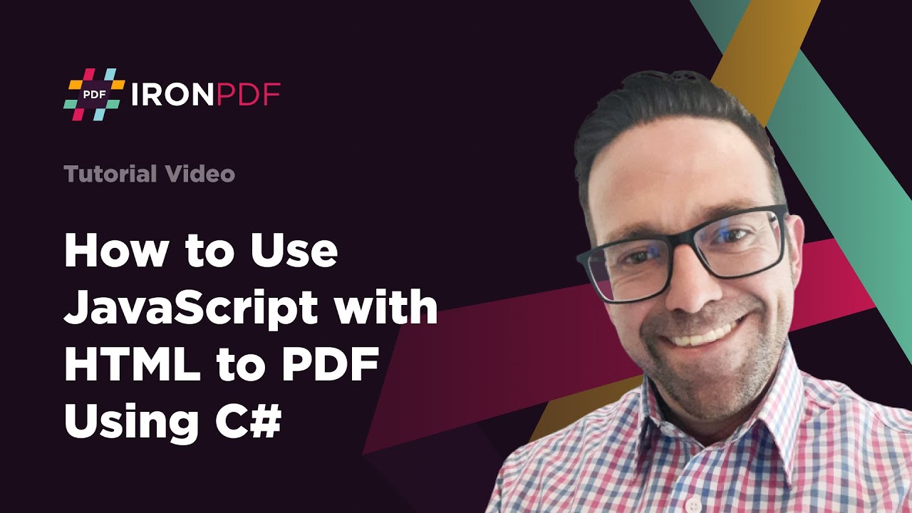 How to use Java Script With HTML to PDF using C# | IronPDF