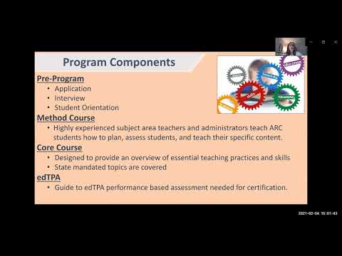 Overview of Office of Higher Education Alternate Route to Certification (OHE ARC) Program
