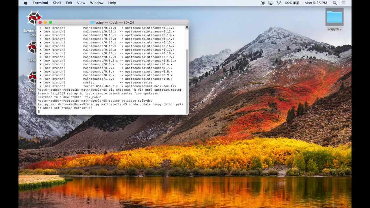 SciPy Development Workflow