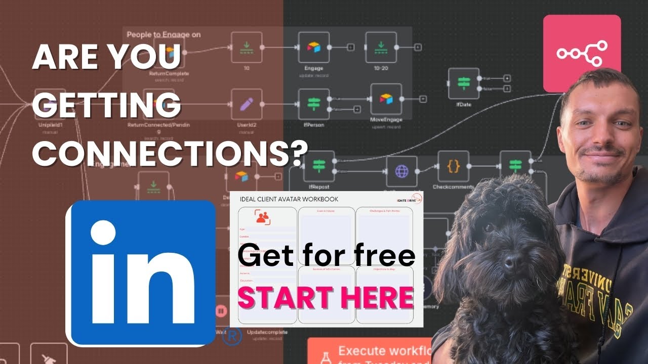 LinkedIn Connections Strategy - LinkedIn Everything System - Part 1 - n8n + Unipile + Airtable -Auto