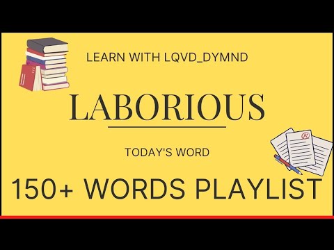 Laborious - Learn A Word Everyday Series for TOEFL, IELTS, TOEIC, CGL & others exams I Memory Tricks