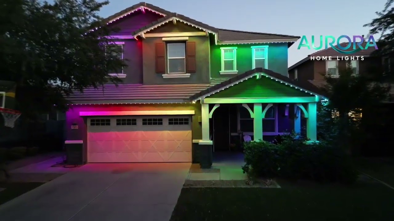 Transform Your Home with Stunning Permanent Lights : Aurora Home Lights