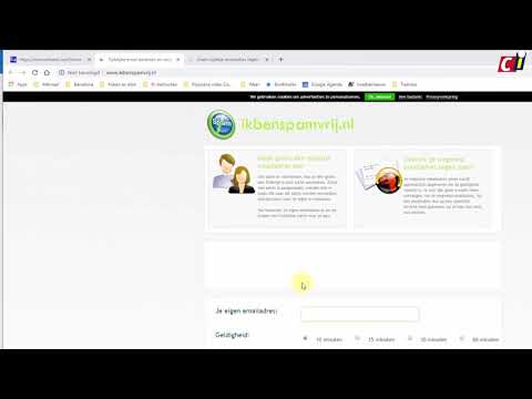 Tijdelijk e mailadres gebruiken