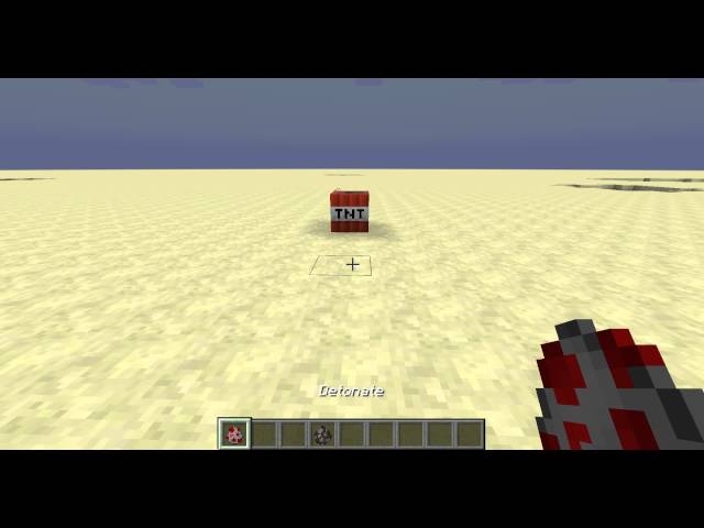 Detonate-able TNT! Minecraft Map