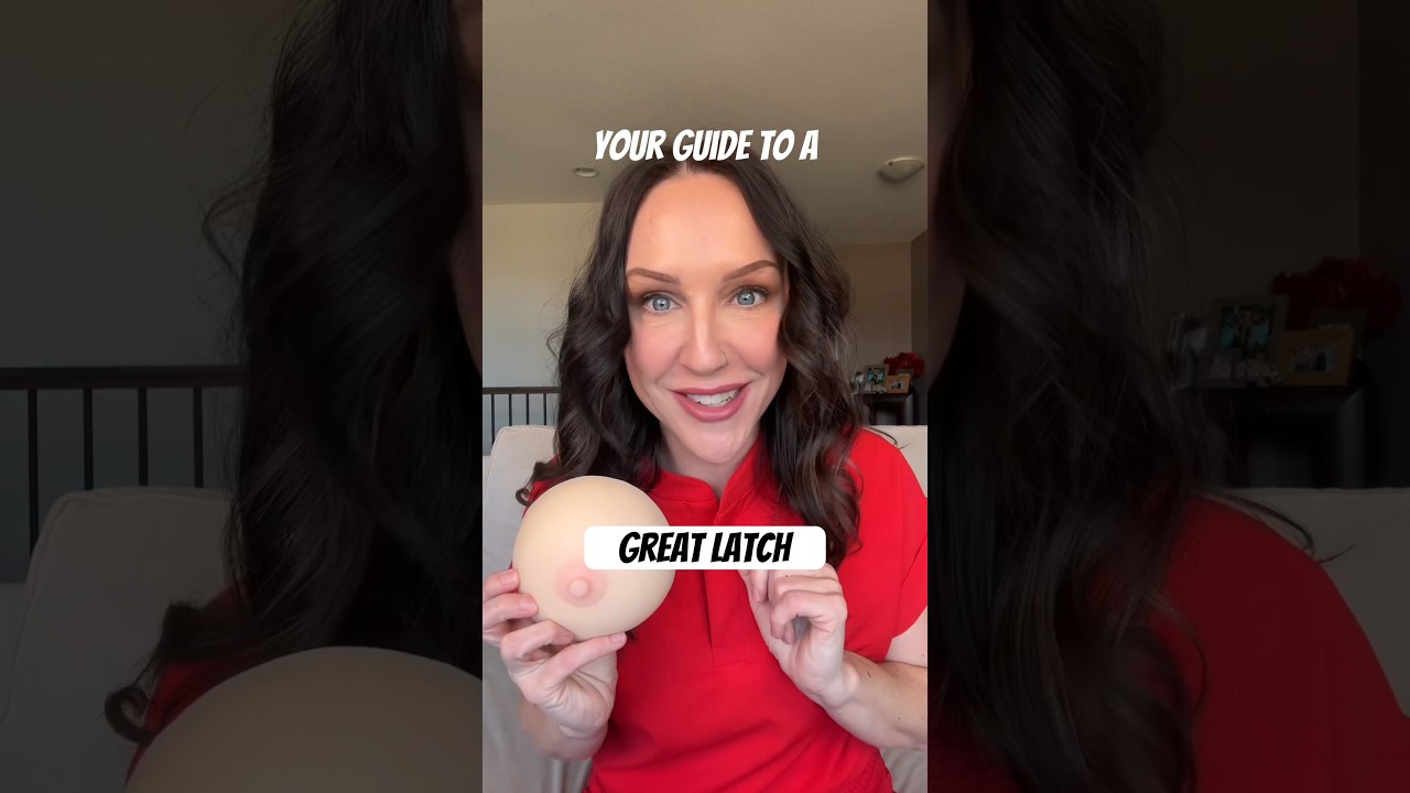 Top 5 tips for an effective latch when breastfeeding! #breastfeedingtips #breastfeeding #babyfeeding