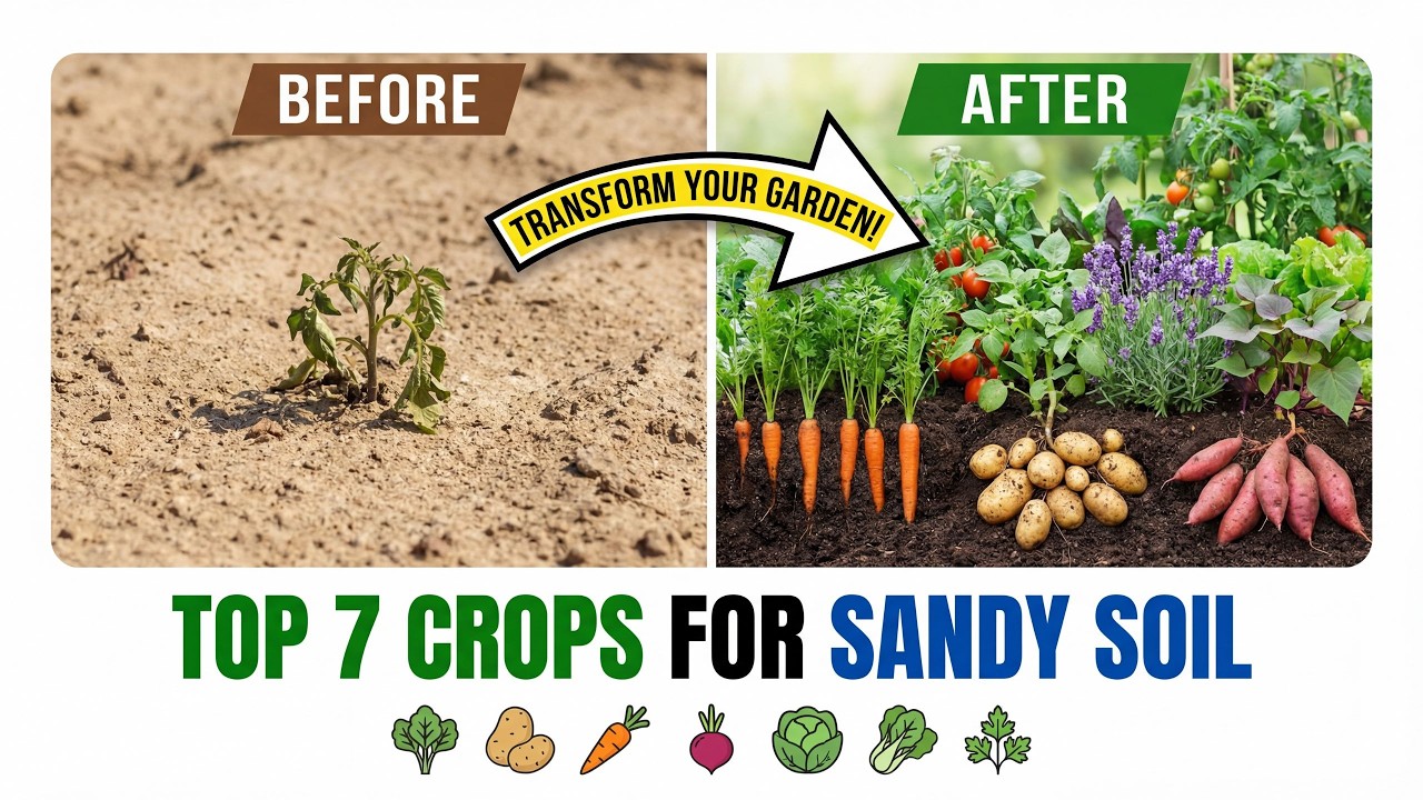 Transform Your Garden! Top 7 Crops for Sandy Soil